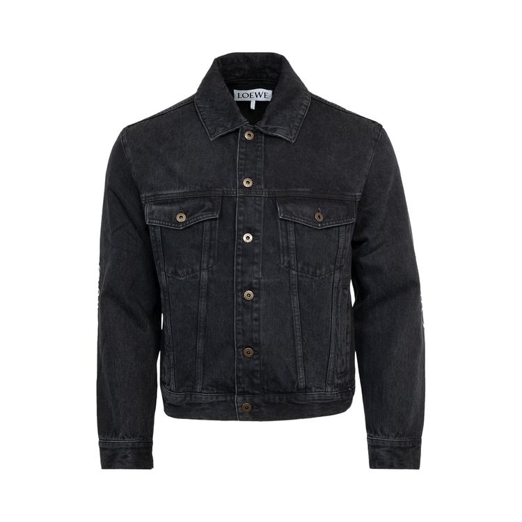 Buy Loewe Anagram Jacket 'Black' - H526Y50W18 1100 | GOAT