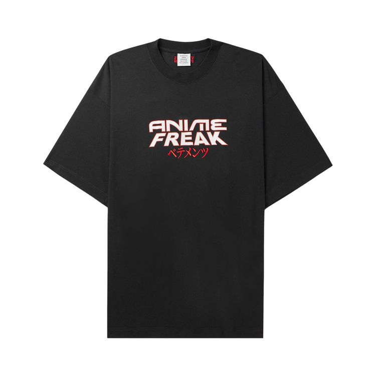 Buy Vetements Anime Freak T-Shirt 'Black' - UE64TR210B BLAC | GOAT