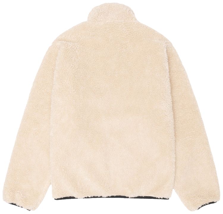 Buy Stussy Sherpa Reversible Jacket Beige 118529 Beig Goat