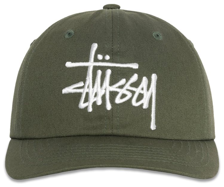 Buy Stussy Low Profile Big Basic Snapback 'Moss' - 1311144 MOSS | GOAT