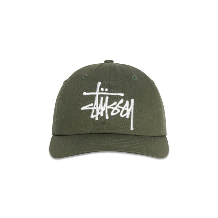 Buy Stussy Low Profile Big Basic Snapback 'Moss' - 1311144 MOSS | GOAT