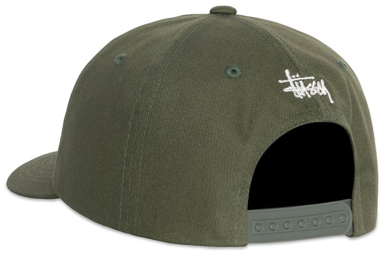 Buy Stussy Low Profile Big Basic Snapback 'Moss' - 1311144 MOSS | GOAT