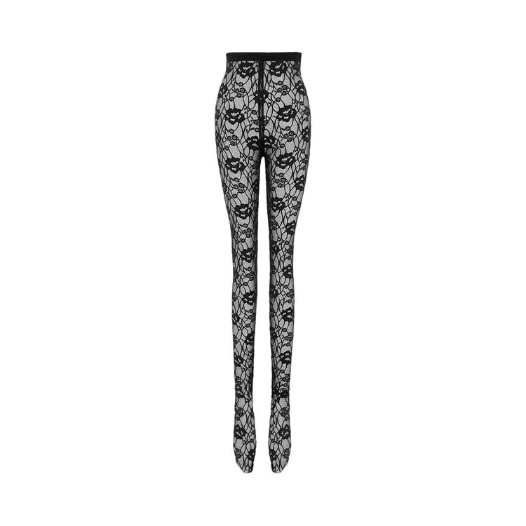 Buy Saint Laurent Lace Leggings 'Black' - 759376 Y4H06 1000 | GOAT