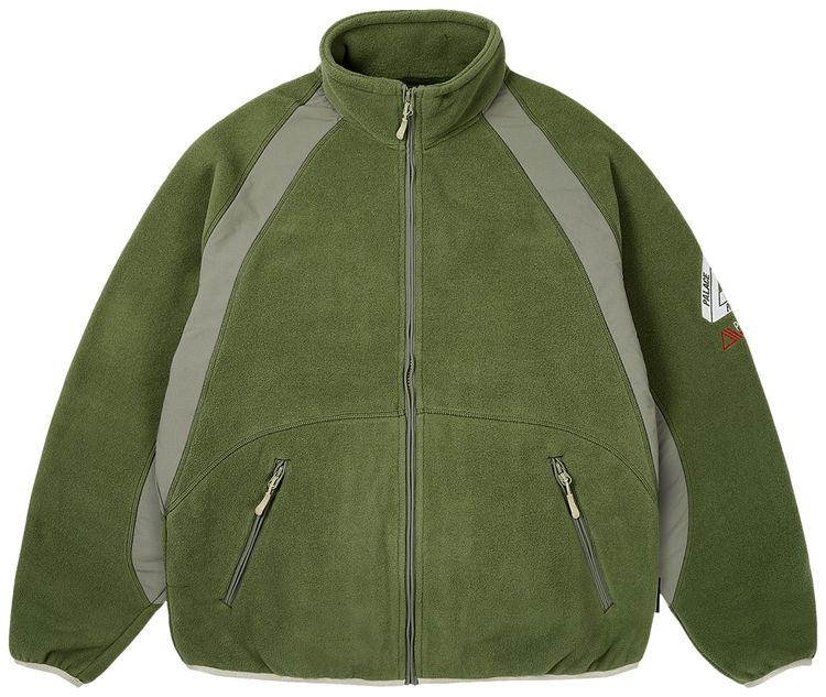 Buy Palace Polartec Duo Fleece Jacket 'Olive' - P25JK108 | GOAT