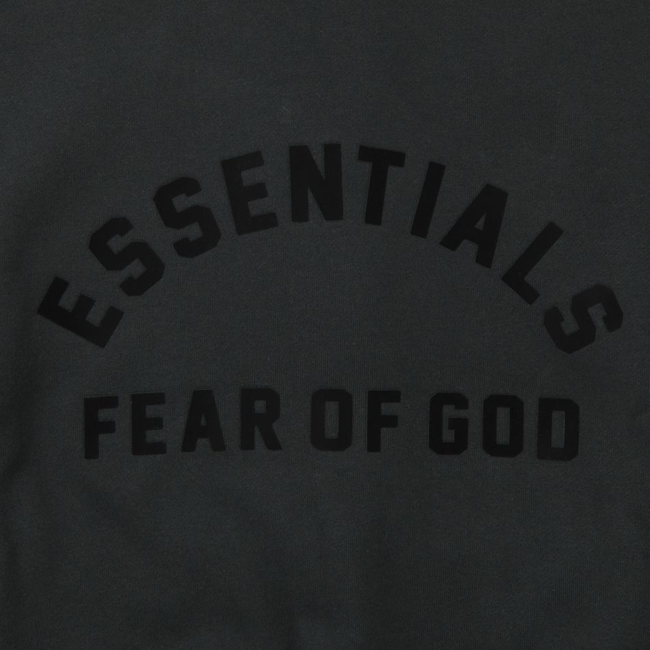 Buy Fear of God Essentials Hoodie 'Jet Black' - 192SP232050F | GOAT