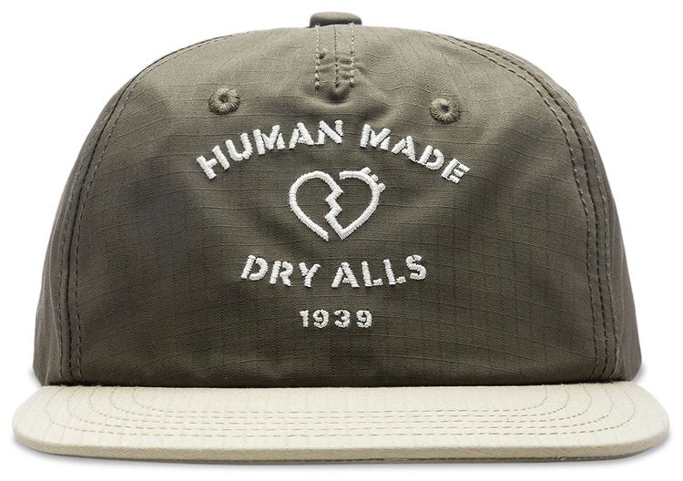 Buy Human Made 5 Panel Rip-Stop Cap 'Olive Drab' - HM25GD015 OLIV | GOAT
