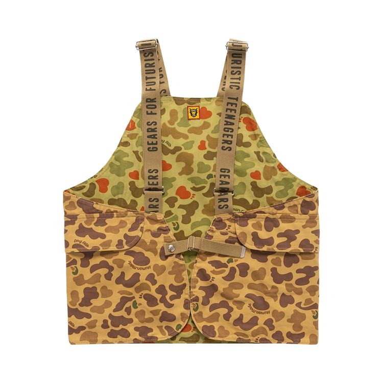 Buy Human Made Duck Camo Reversible Hunting Vest 'Olive Drab ...