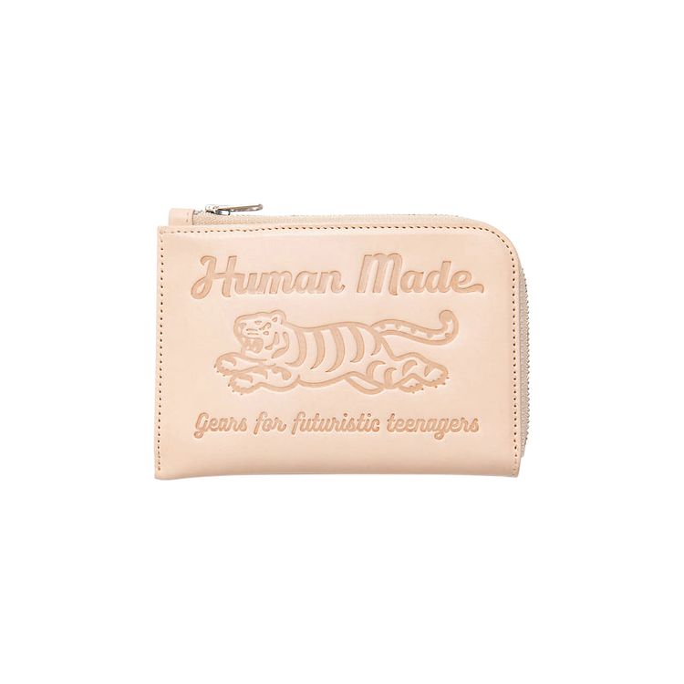 Buy Human Made Leather Wallet 'Beige' - HM24GD064 BEIG | GOAT