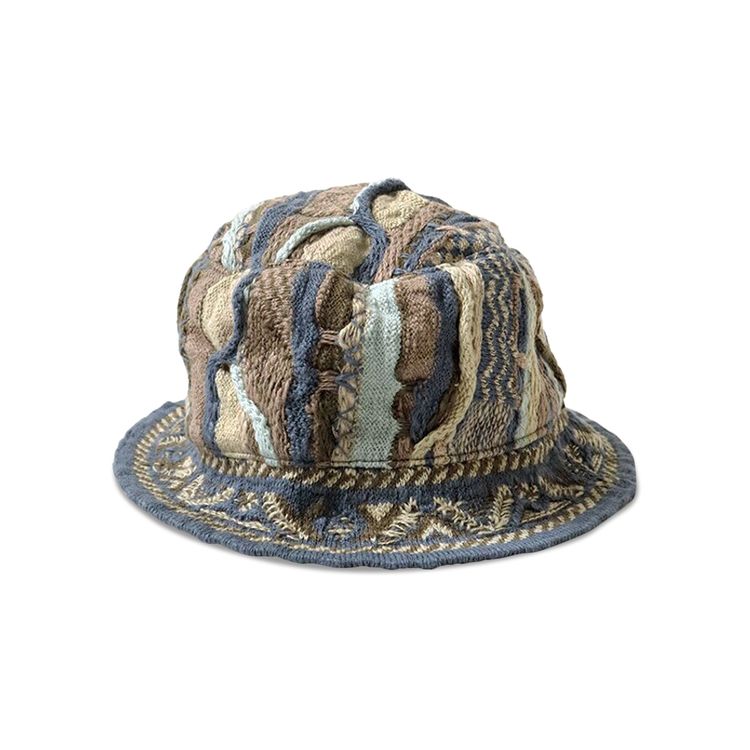 Buy Kapital Knit Gaudy Bucket Hat 'Navy' - K2203XH514 NAVY | GOAT