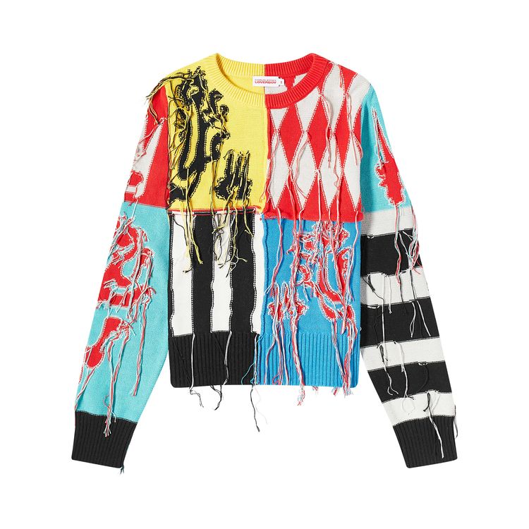 Buy Charles Jeffrey Loverboy Guddle Jumper 'Multicolor' - 43090401 | GOAT