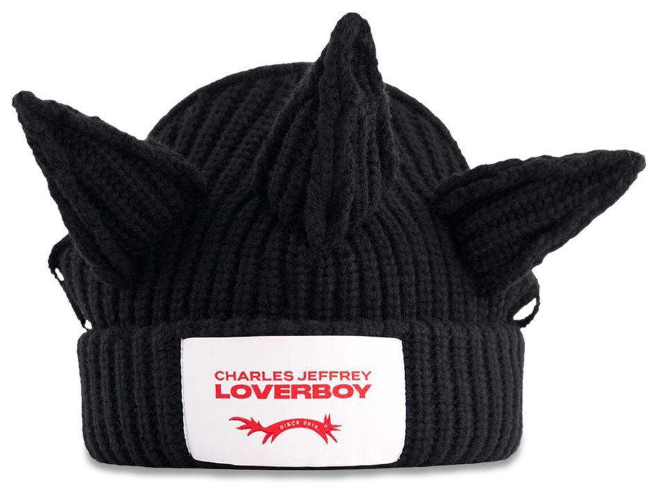 Buy Charles Jeffrey Loverboy Berserker Beanie 'Black' - 43130101 | GOAT