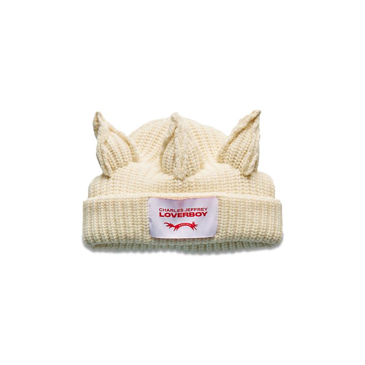 Buy Charles Jeffrey Loverboy Berserker Beanie 'Ecru' - 43130102 | GOAT
