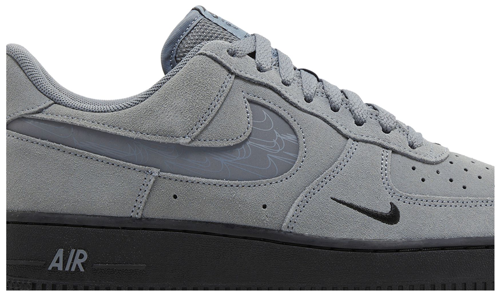Buy Nike Air Force 1 '07 LV8 'Reflective Swoosh - Cool Grey' - DZ4514 002 | GOAT