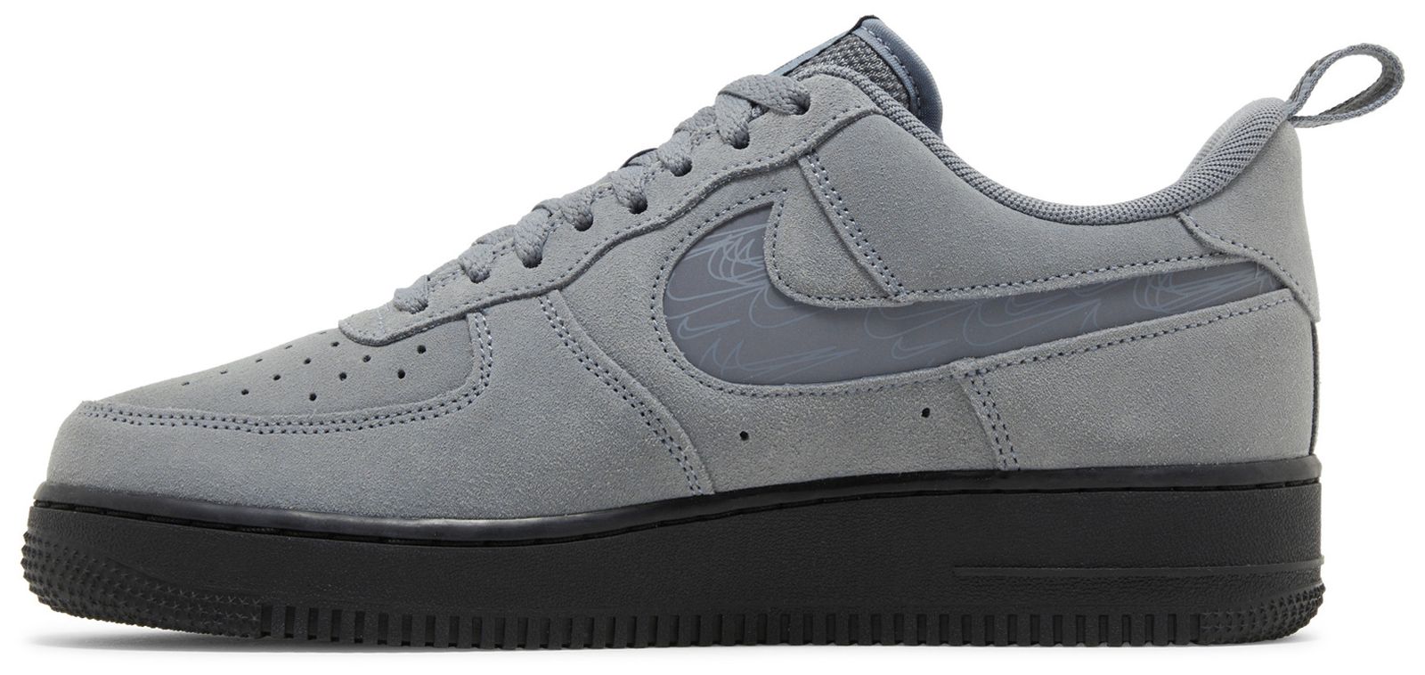 Buy Nike Air Force 1 '07 LV8 'Reflective Swoosh - Cool Grey' - DZ4514 002 | GOAT