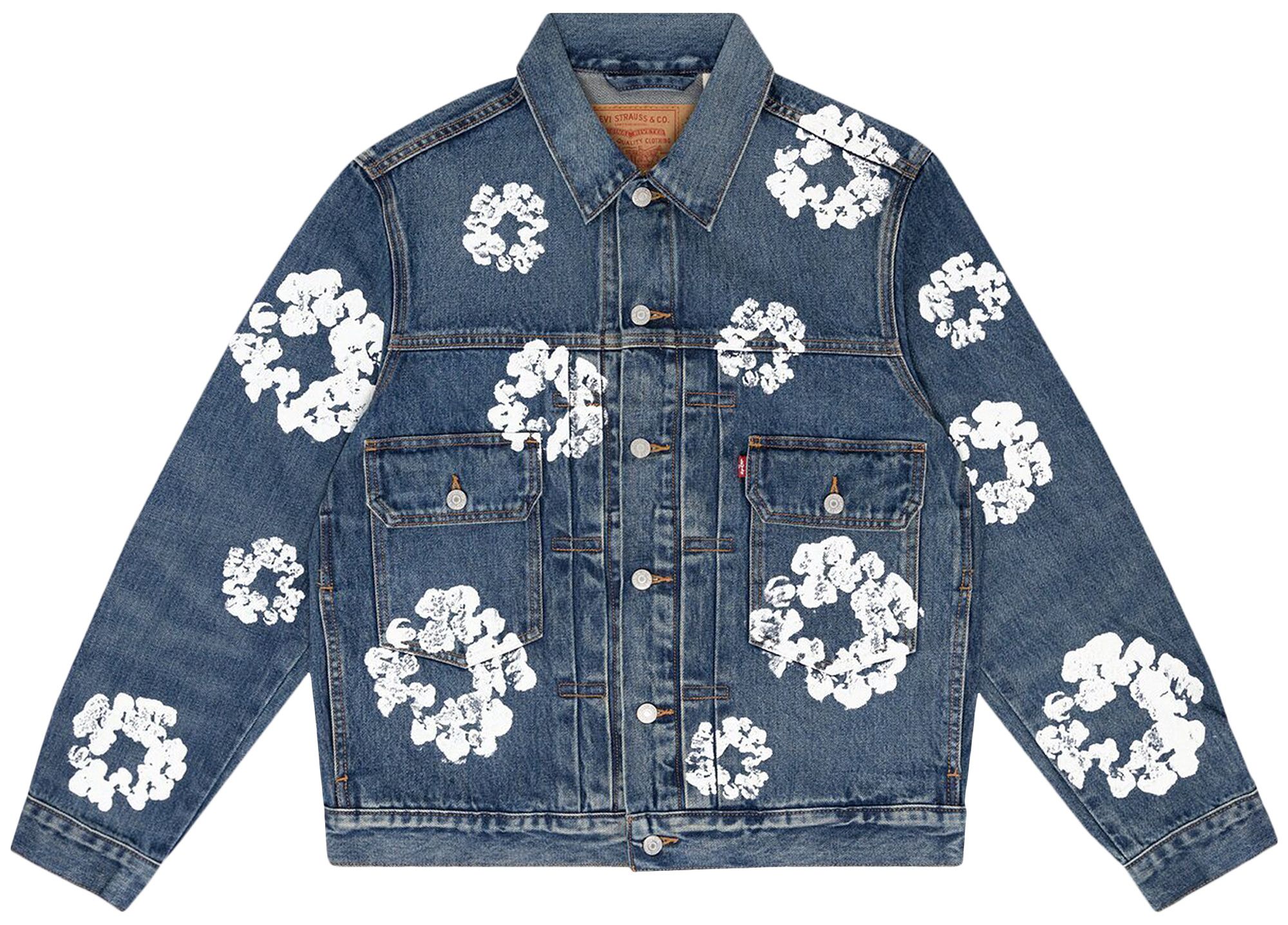 Buy Denim Tears Type II All Over Wreath Jacket 'Dark Wash' - 802 0004 ...