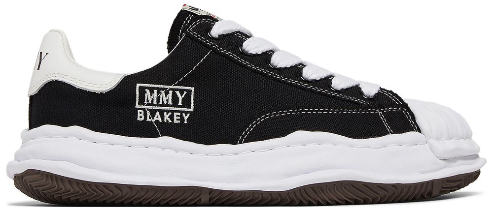 Buy Maison Mihara Yasuhiro Blakey OG Sole Canvas Low 'Black White ...