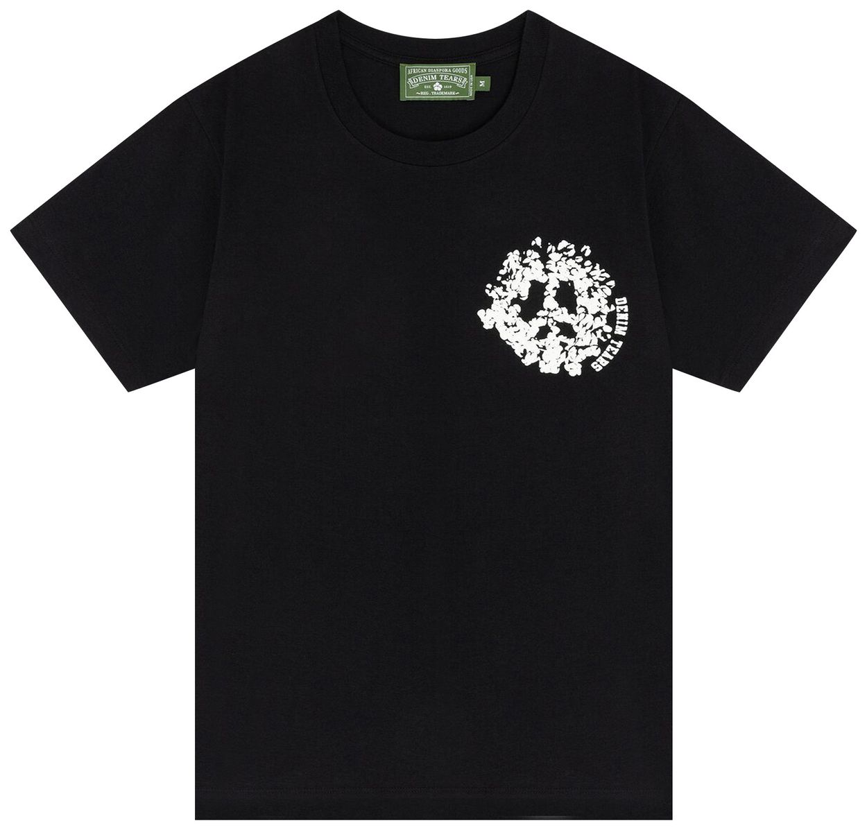 Buy Denim Tears University Tee 'Black' - 101 010 BLAC | GOAT