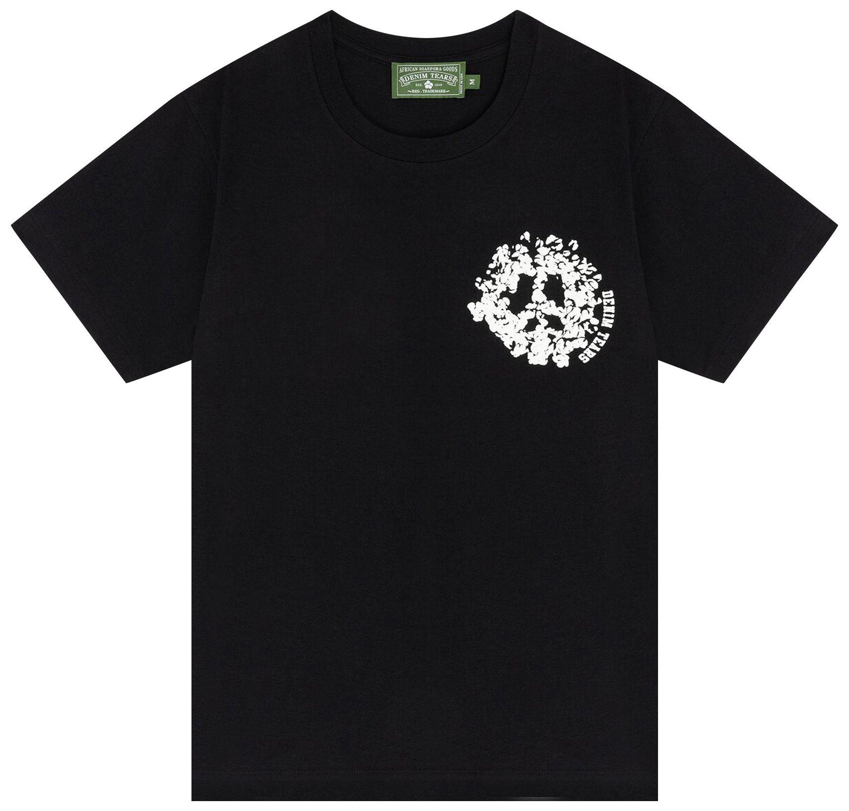 Buy Denim Tears University Tee 'Black' - 101 010 BLAC | GOAT
