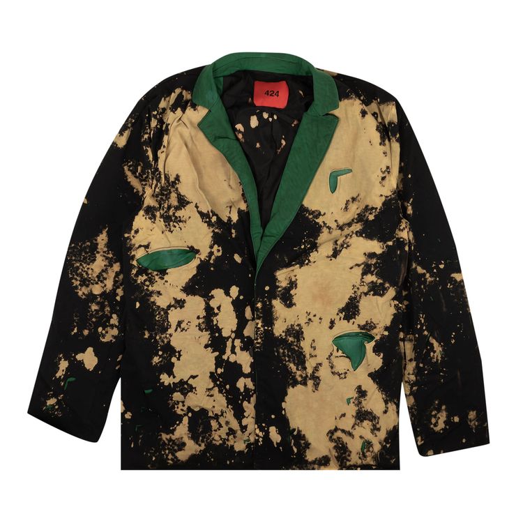 Buy 424 Distressed Bleached Blazer 'Multicolor' - FF0SMJ05AP TE187 999 ...
