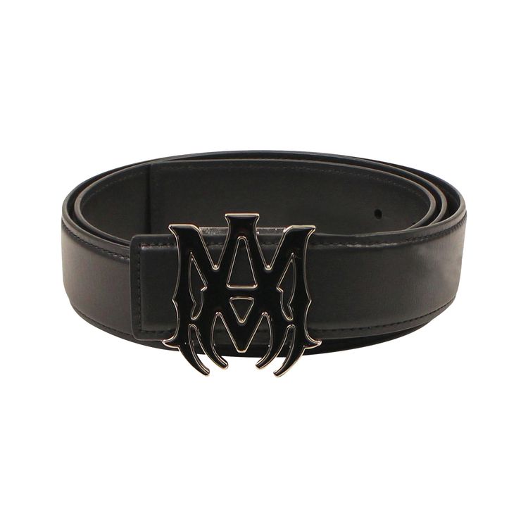 Buy Amiri Logo Belt 'Black' - MAL008 001 BLAC | GOAT