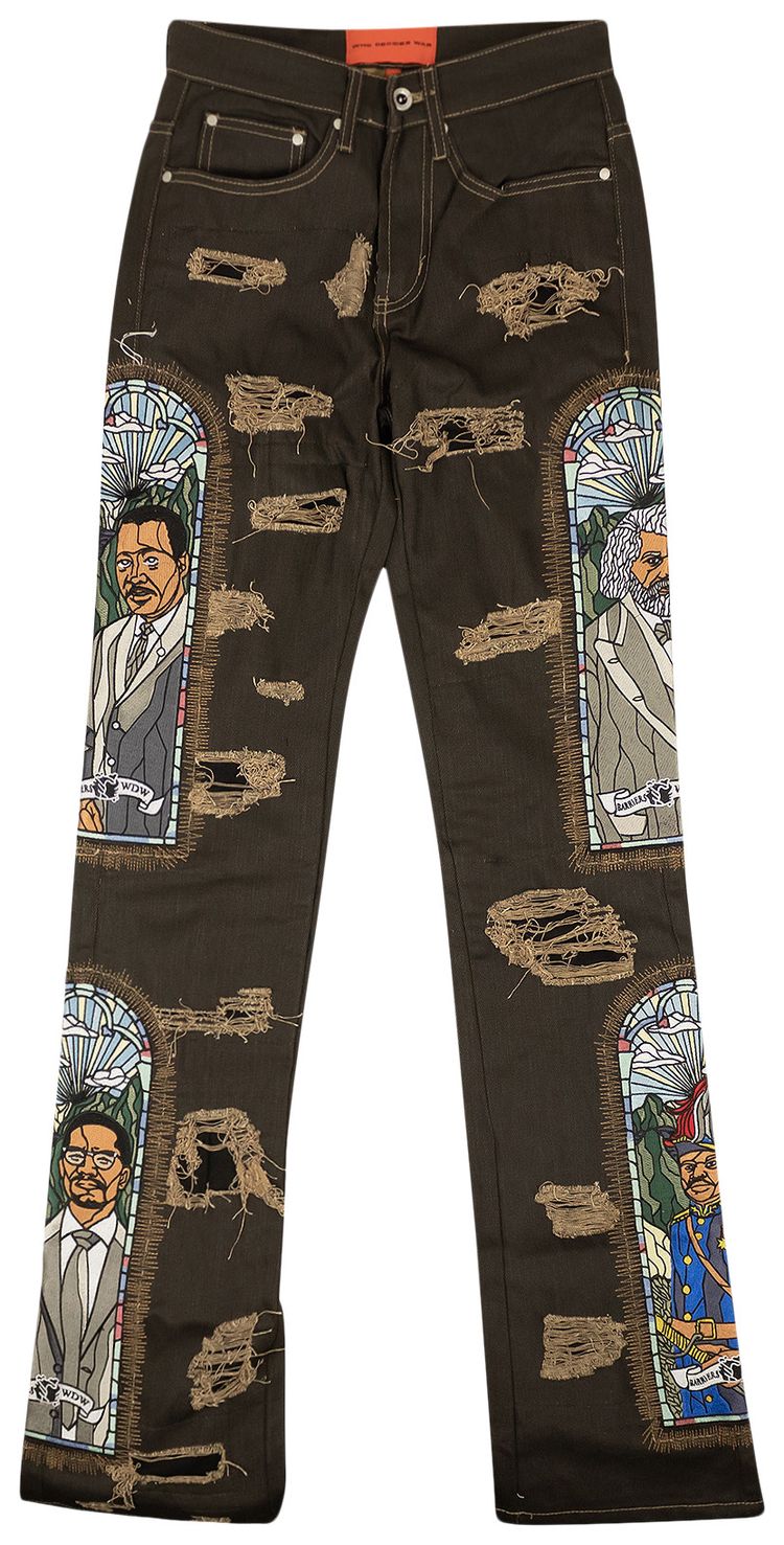 Buy Who Decides War x Barriers NY Monumental Jeans 'Charcoal Grey ...