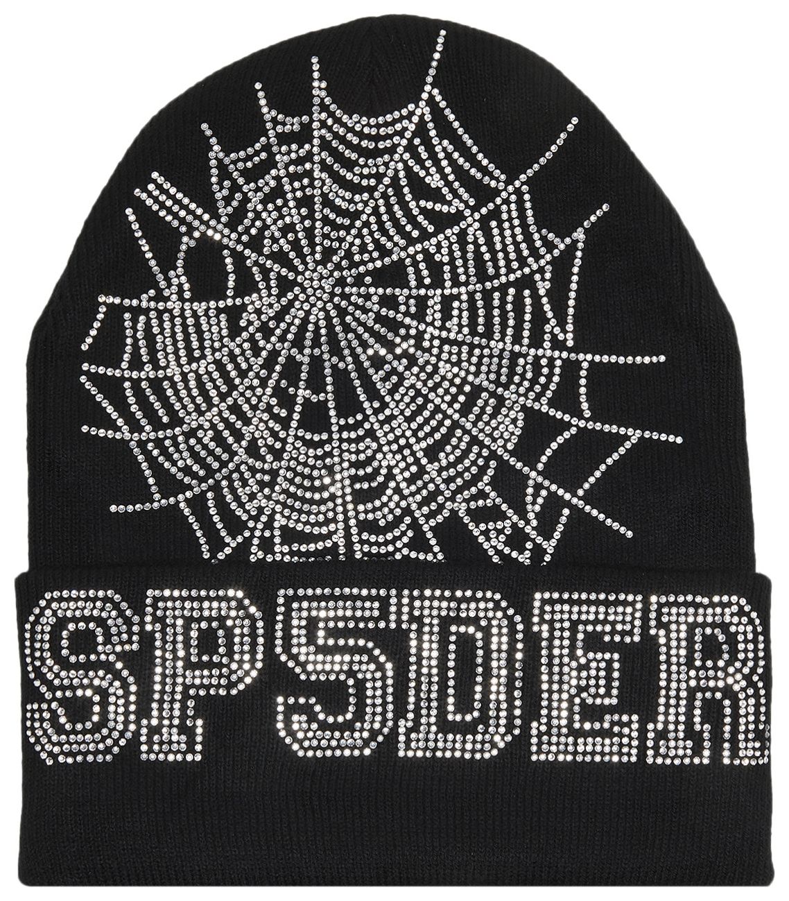 Buy Sp5der Web Beanie 'Black' - 2406 1FW220702WB BLAC | GOAT