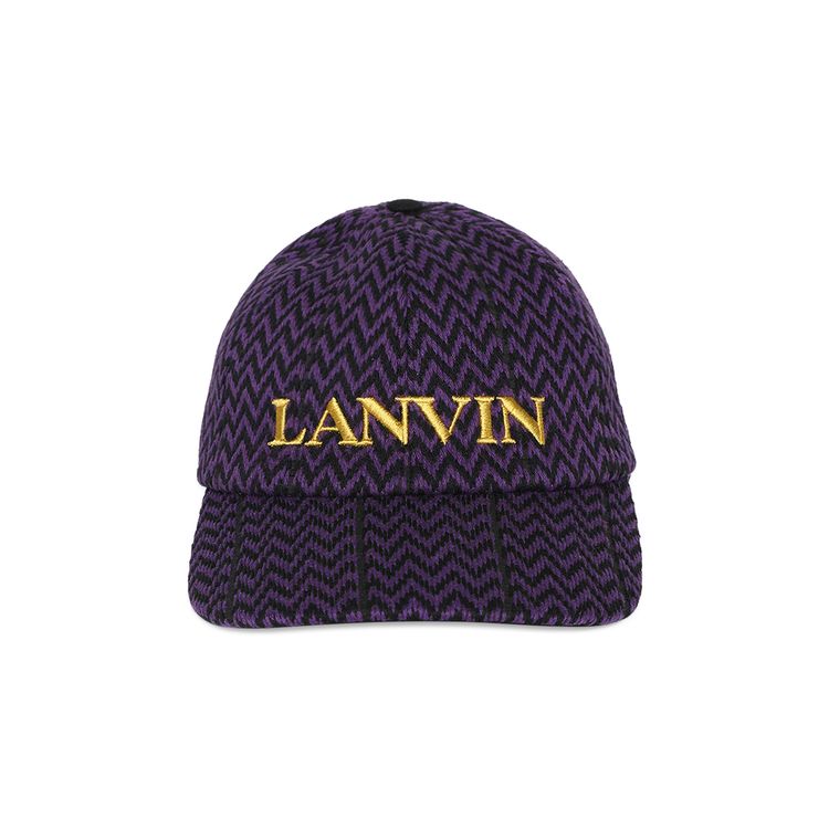 Buy Lanvin Curb Baseball Cap 'Black/Purple Reign' - AM HANQ02 FTCU P24 ...