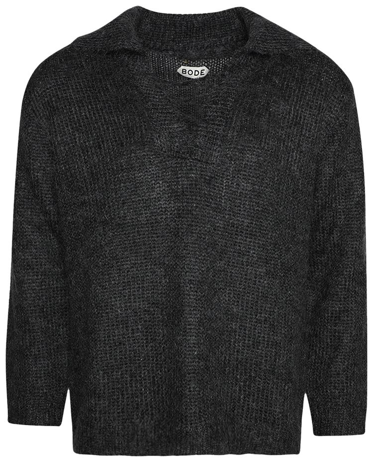 Buy Bode Alpine Pullover 'Grey' - MRS24KT011 GREY | GOAT