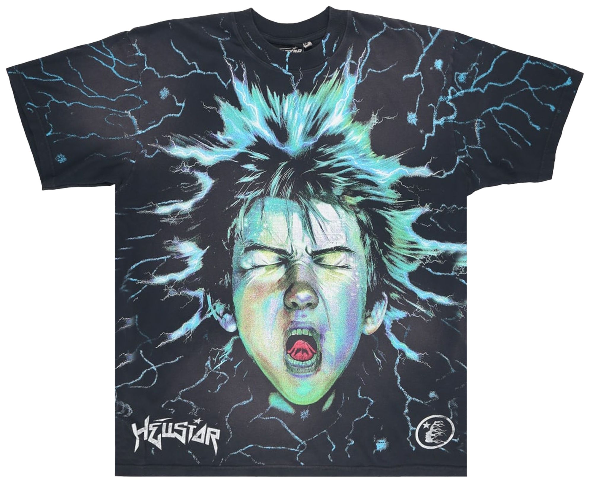 Buy Hellstar Electic Kid T-Shirt 'Black' - HS T14 BLAC | GOAT
