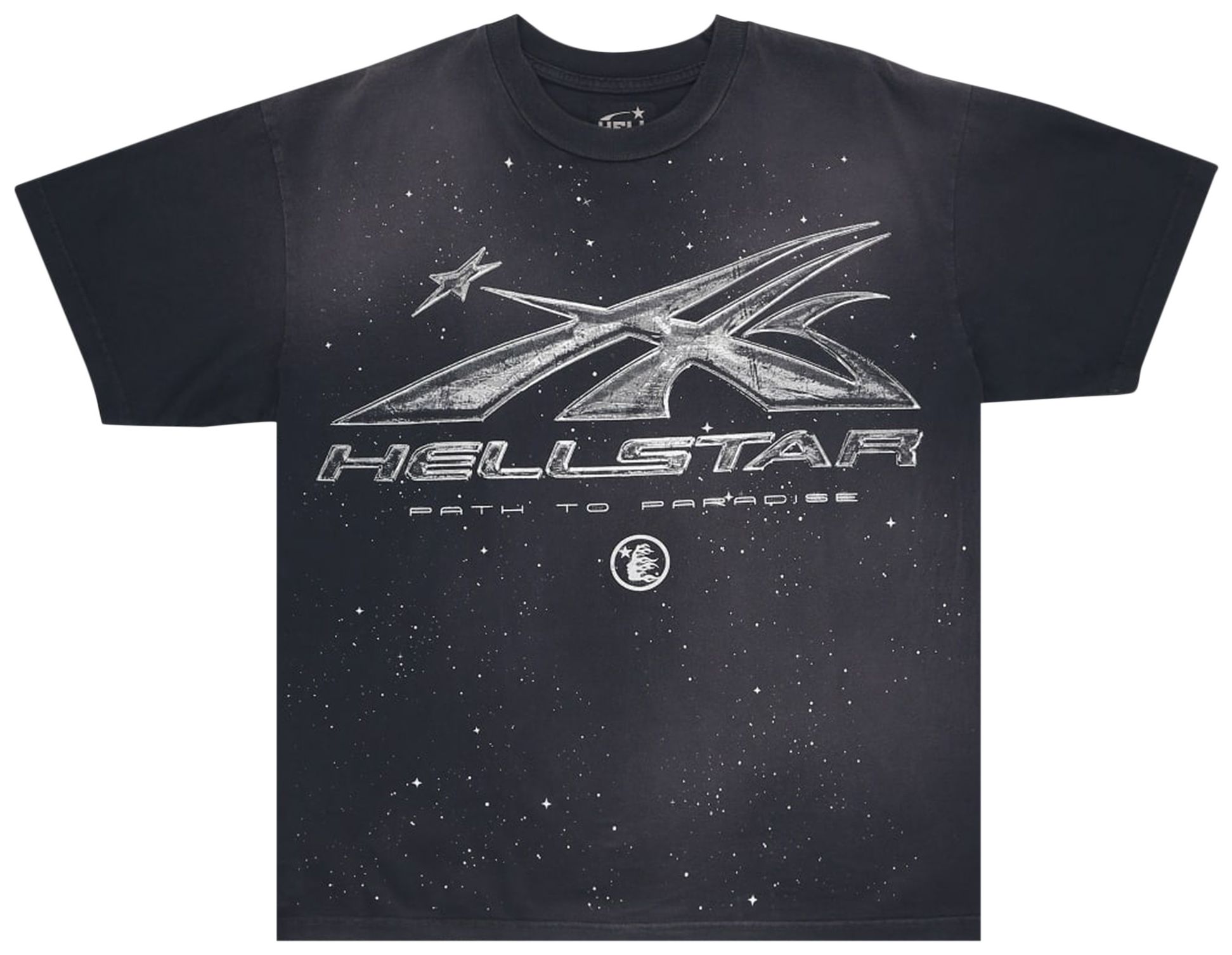 Buy Hellstar Chrome T-Shirt 'Black' - HS T5 BLAC | GOAT