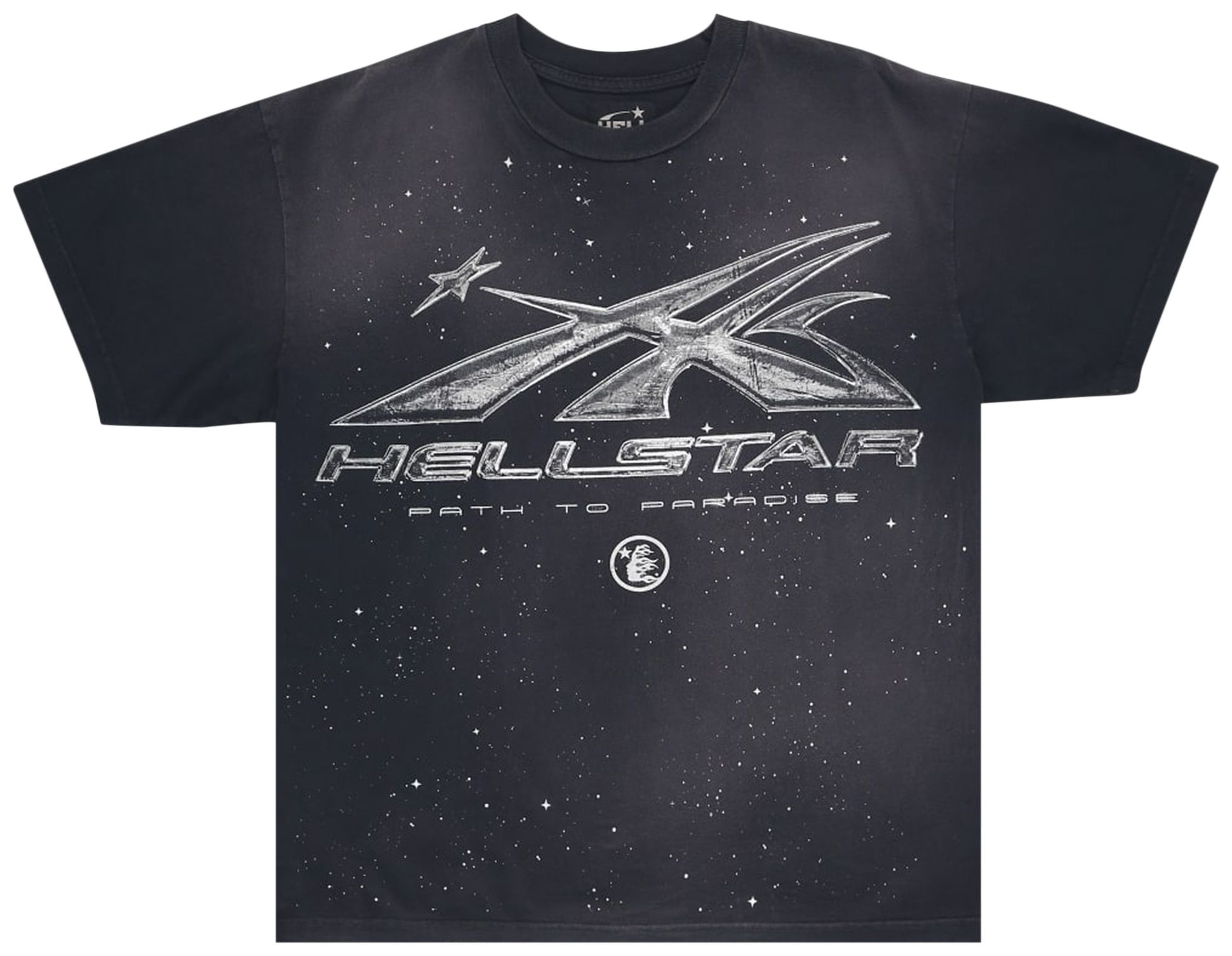 Buy Hellstar Chrome T-Shirt 'Black' - HS T5 BLAC | GOAT