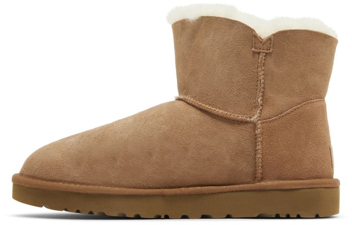 Buy UGG Wmns Mini Bailey Button 2 Boot 'Chestnut' - 1016422 CHE | GOAT