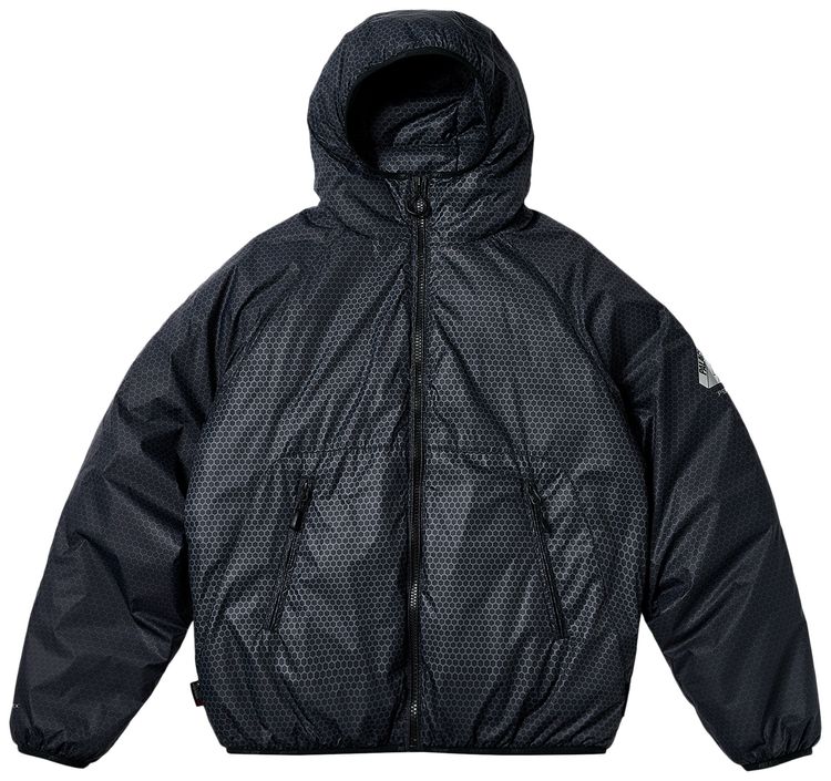 Buy Palace Hexagon Pertex Quilted Jacket 'Black' - P26JK017 | GOAT
