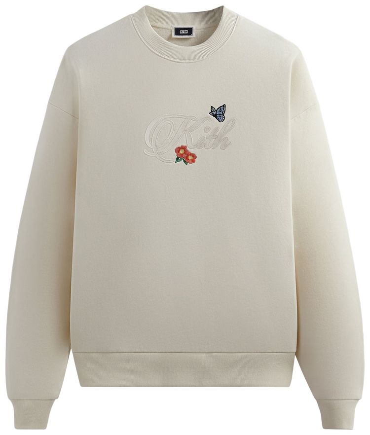 Buy Kith Script Nelson Crewneck 'Sandrift' - KHM031993 104 | GOAT