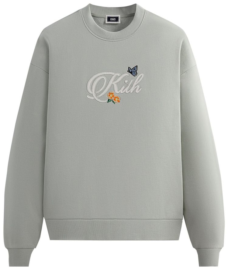 Buy Kith Script Nelson Crewneck 'Breath' - KHM031993 5017 | GOAT