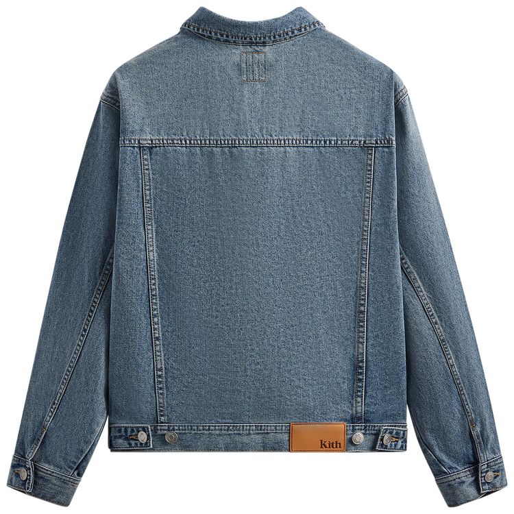 Buy Kith Centre Denim Jacket 'Dark Indigo' - KHM010269 416 | GOAT