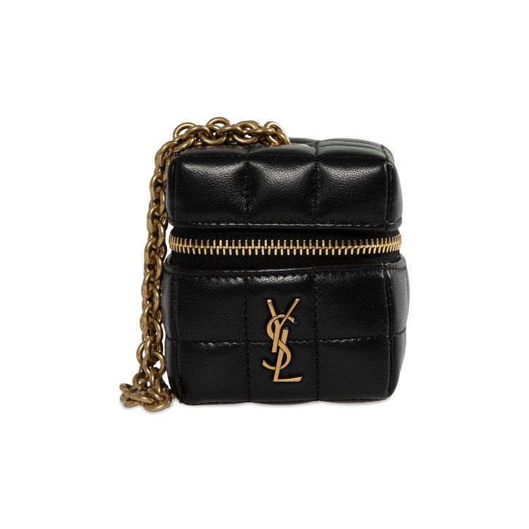 Buy Saint Laurent Mini Cube Box With Chain 'Noir' - 773592 AABVP 1000 ...