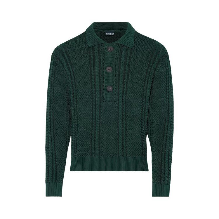 Buy Jacquemus La Maille Belo 'Dark Green' - 24E245KN453 2369 590 | GOAT