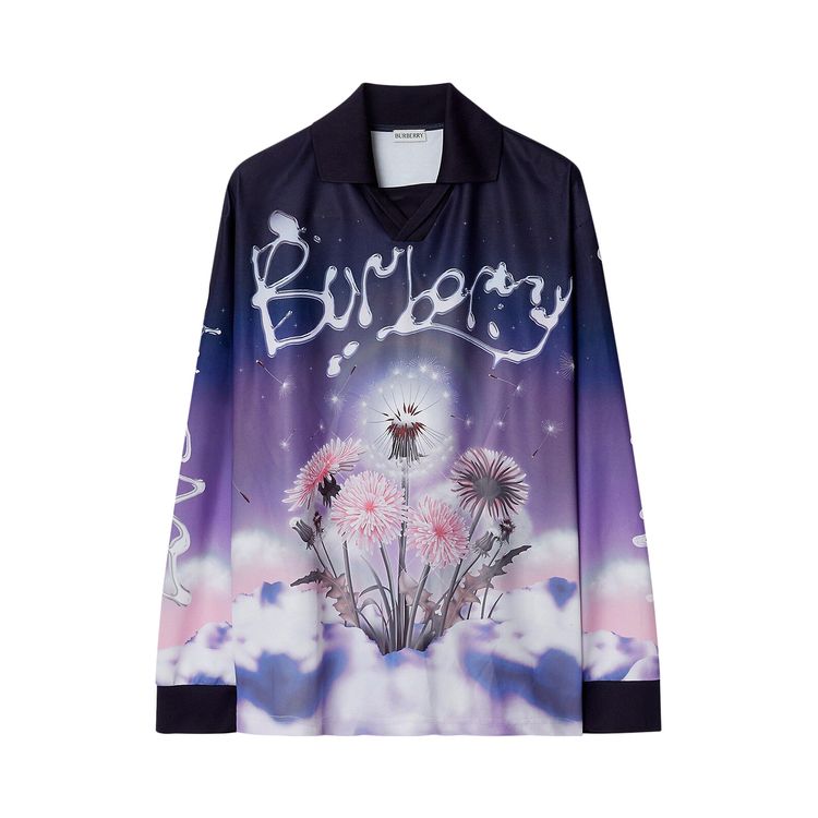 Buy Burberry Long-Sleeve Graphic Shirt 'Ribbon IP Pattern' - 8083190 | GOAT