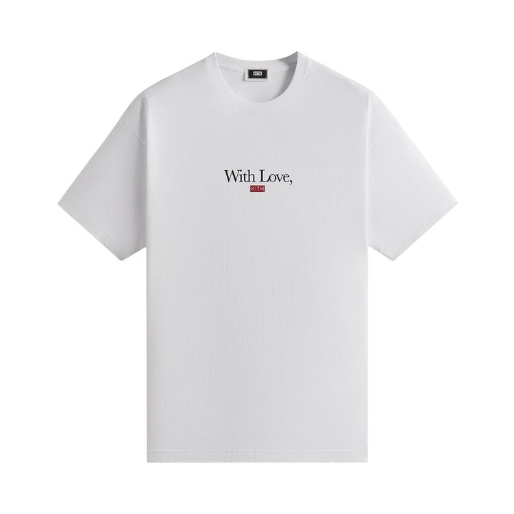 Buy Kith With Love Tee 'White' - KHM031855 101 | GOAT