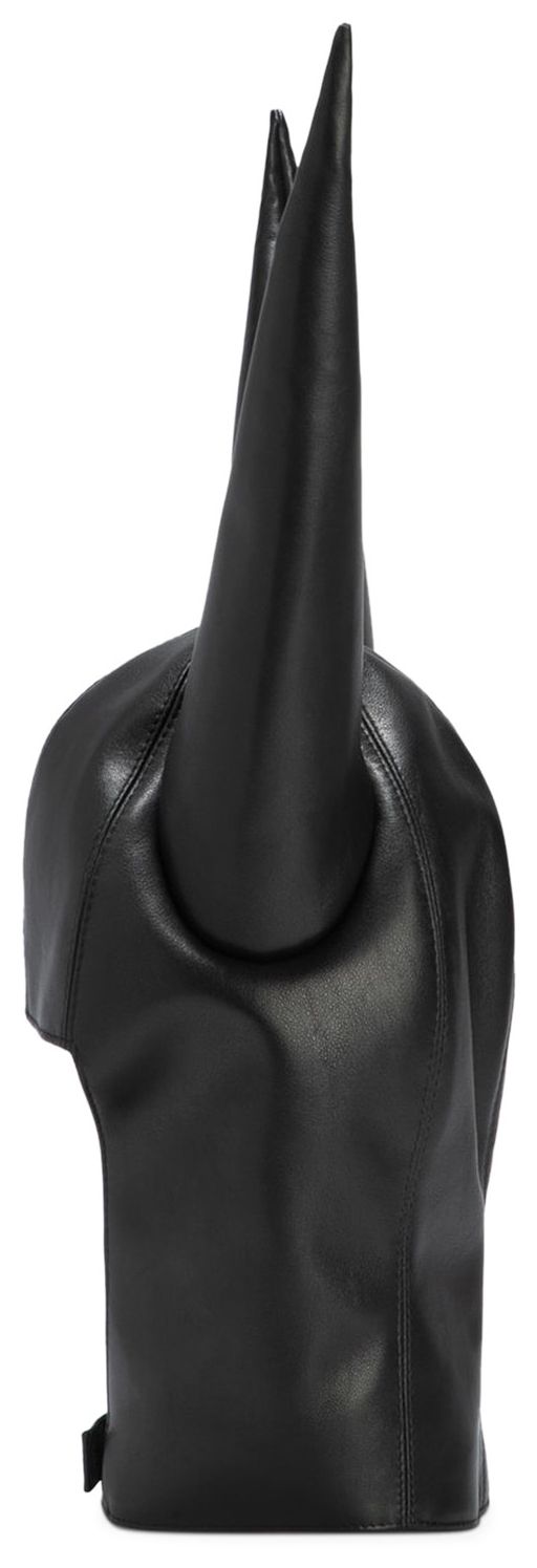 Buy Anonymous Club Leather Dunce Cap 'Black' - 5050 2000007 LDC BLAC | GOAT
