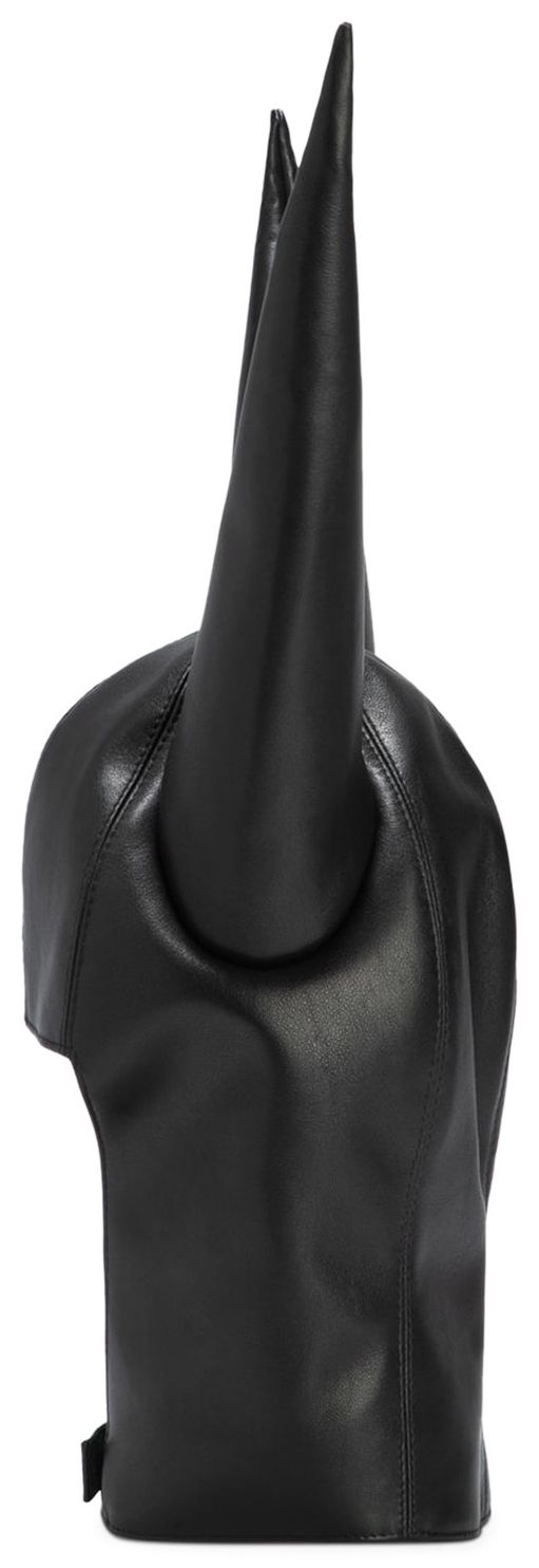 Buy Anonymous Club Leather Dunce Cap 'Black' - 5050 2000007 LDC BLAC | GOAT
