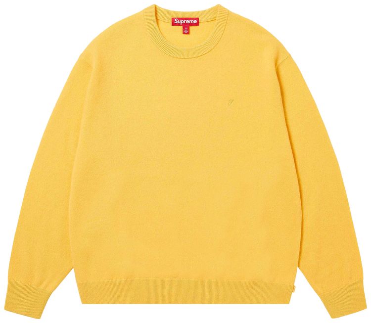 Buy Supreme Cashmere Sweater 'Yellow' - SS24SK26 YELLOW | GOAT
