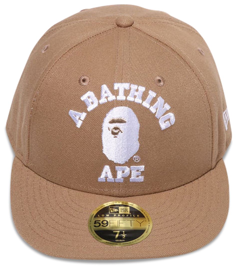 Buy BAPE College New Era 59FIFTY Low Profile Cap 'Beige' - 1K23 180 901 ...