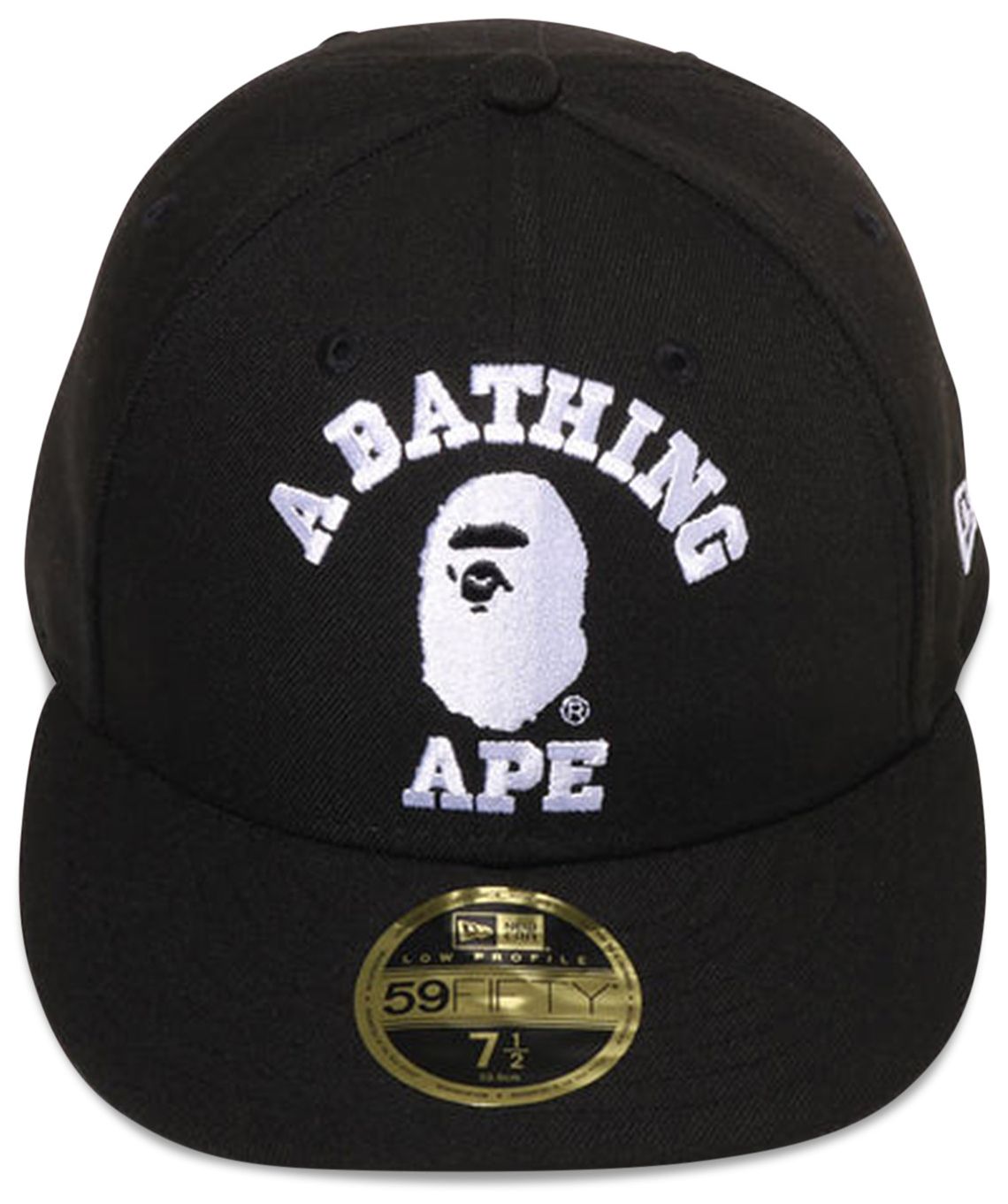 Buy BAPE College New Era 59FIFTY Low Profile Cap 'Black' - 1K23 180 901 ...