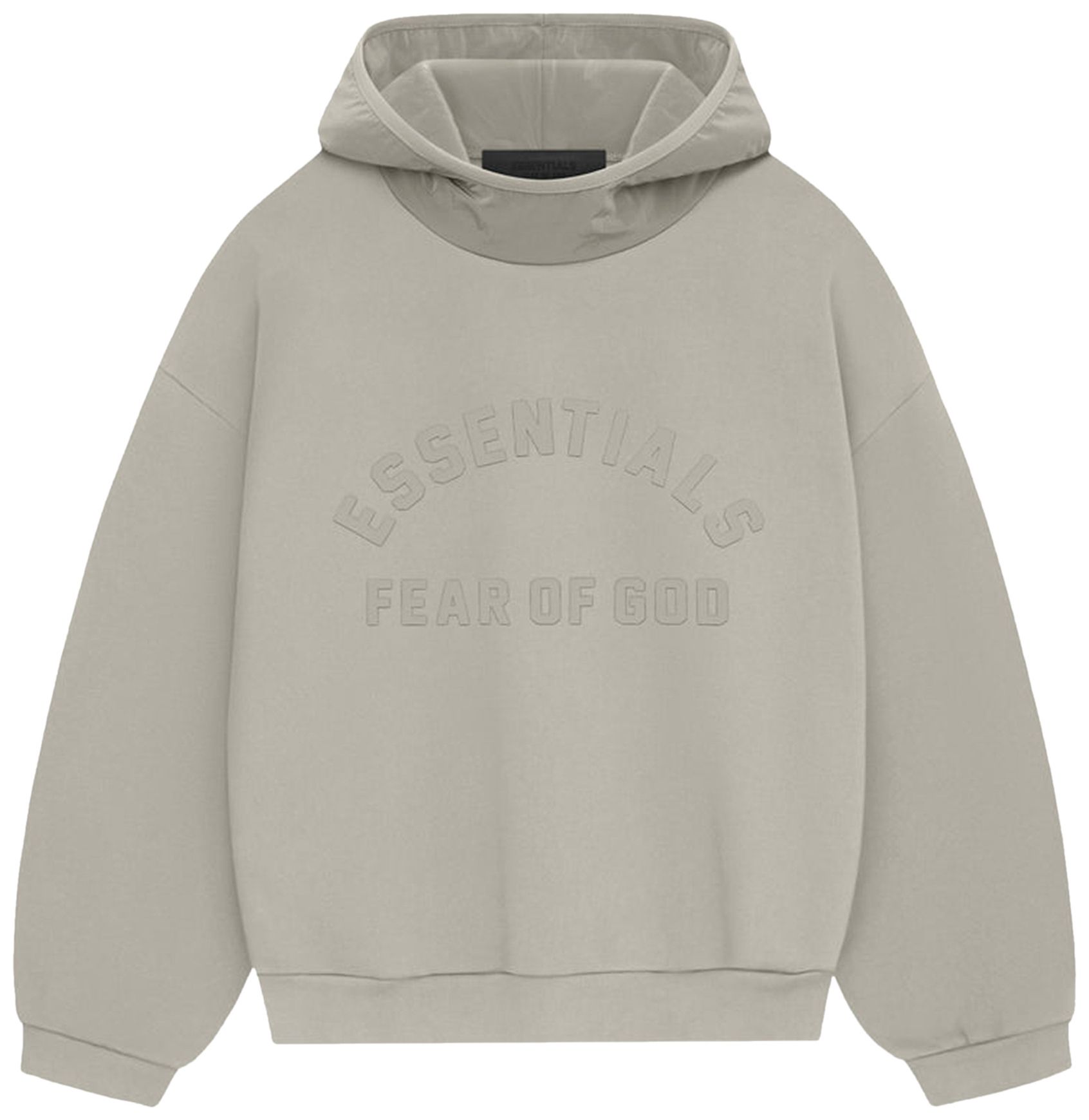 Buy Fear of God Essentials Nylon Fleece Hoodie 'Seal/Seal ...