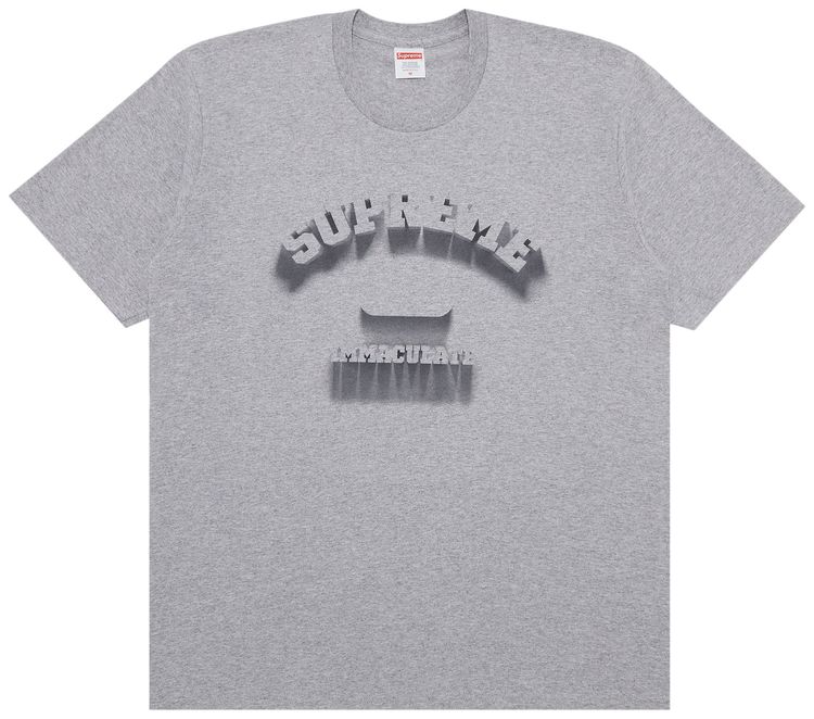 Buy Supreme Shadow Tee 'Heather Grey' - SS24T23 HEATHER GREY | GOAT