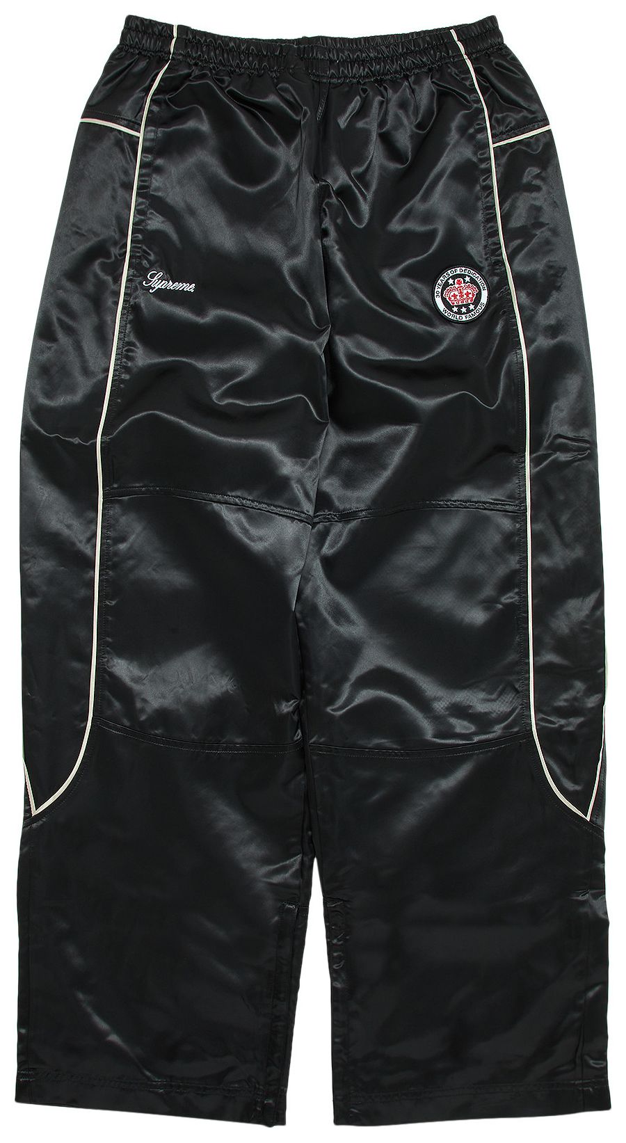 Buy Supreme Satin Track Pant 'Black' - SS24P15 BLACK | GOAT