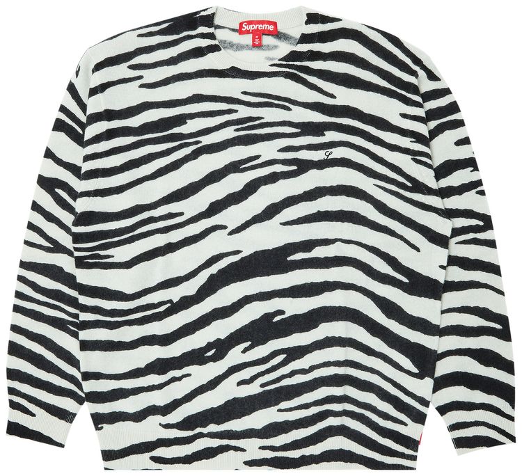 Buy Supreme Cashmere Sweater 'Zebra' - SS24SK26 ZEBRA | GOAT