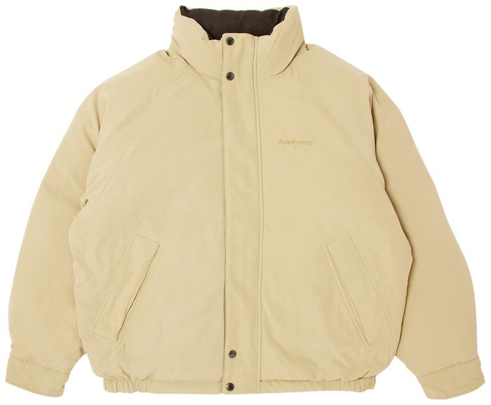 Buy Supreme Reversible Down Puffer Jacket 'Tan' - SS24J27 TAN | GOAT
